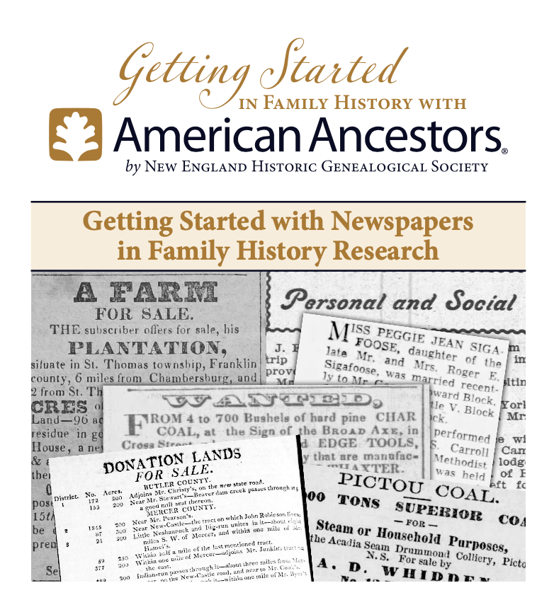 Guide To Getting Started With Newspapers in Family History Research